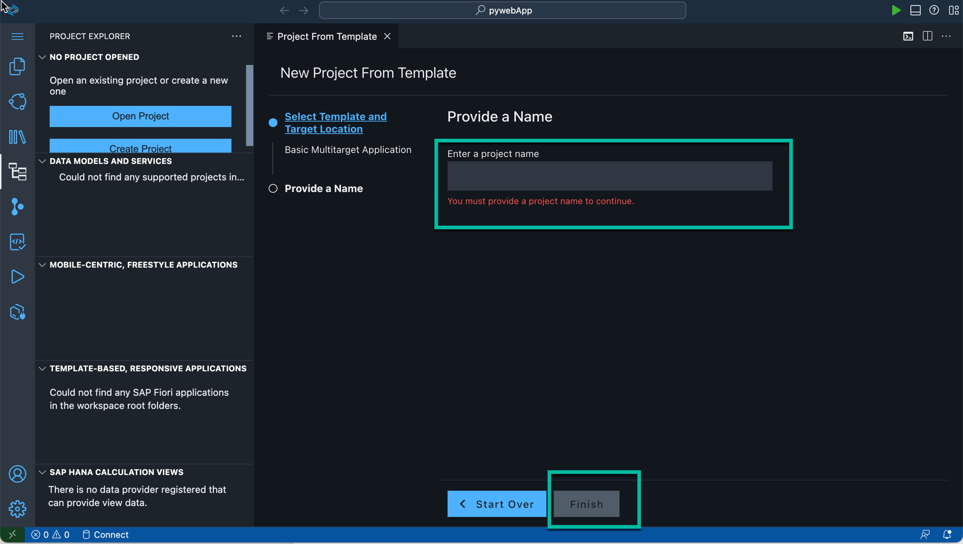An Example of Python Development with SAP Business Application Studio